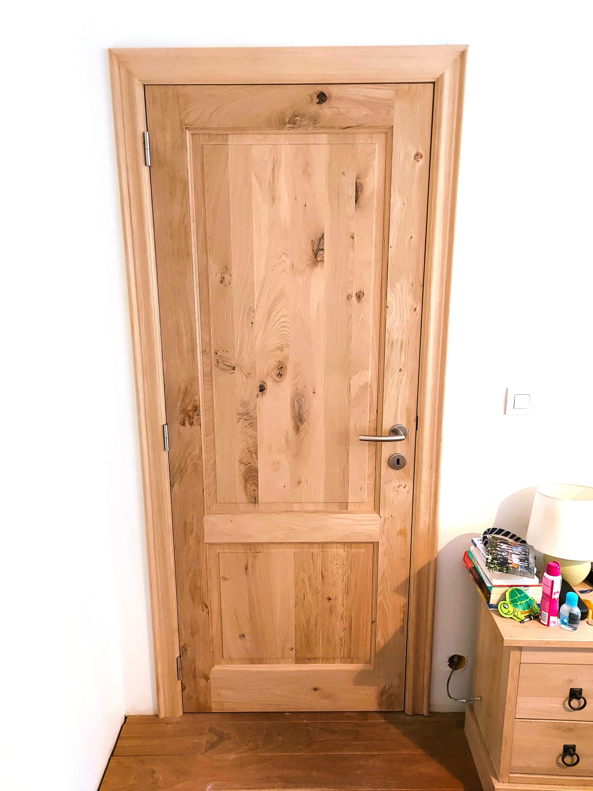 Porte en bois Thuin - Pose, menuiserie Beaumont